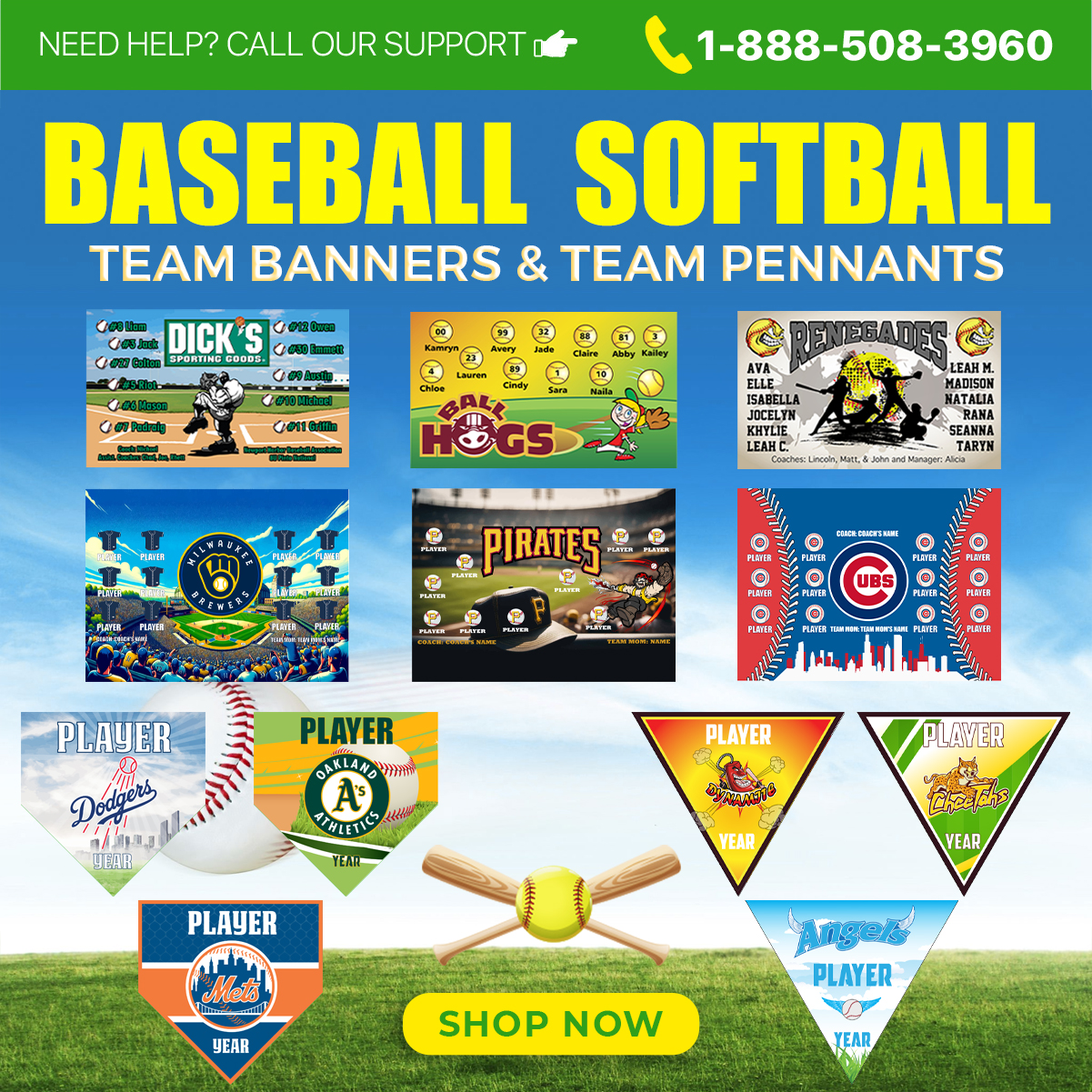 Custom Soccer Banners,Softball Banners, Baseball Banners San Diego CA.