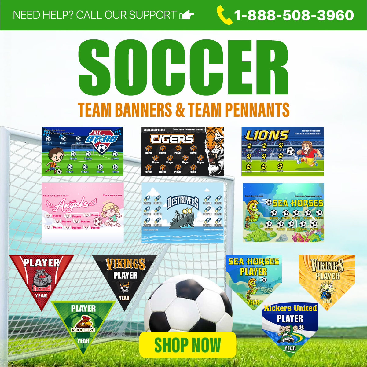 Custom Soccer Banners,Softball Banners, Baseball Banners San Diego CA.